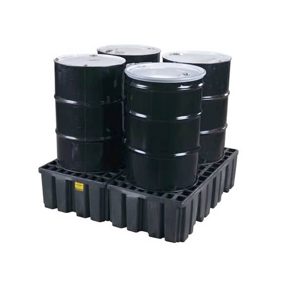 Estiba de contención 4 posiciones 500L negra resistente | Croper