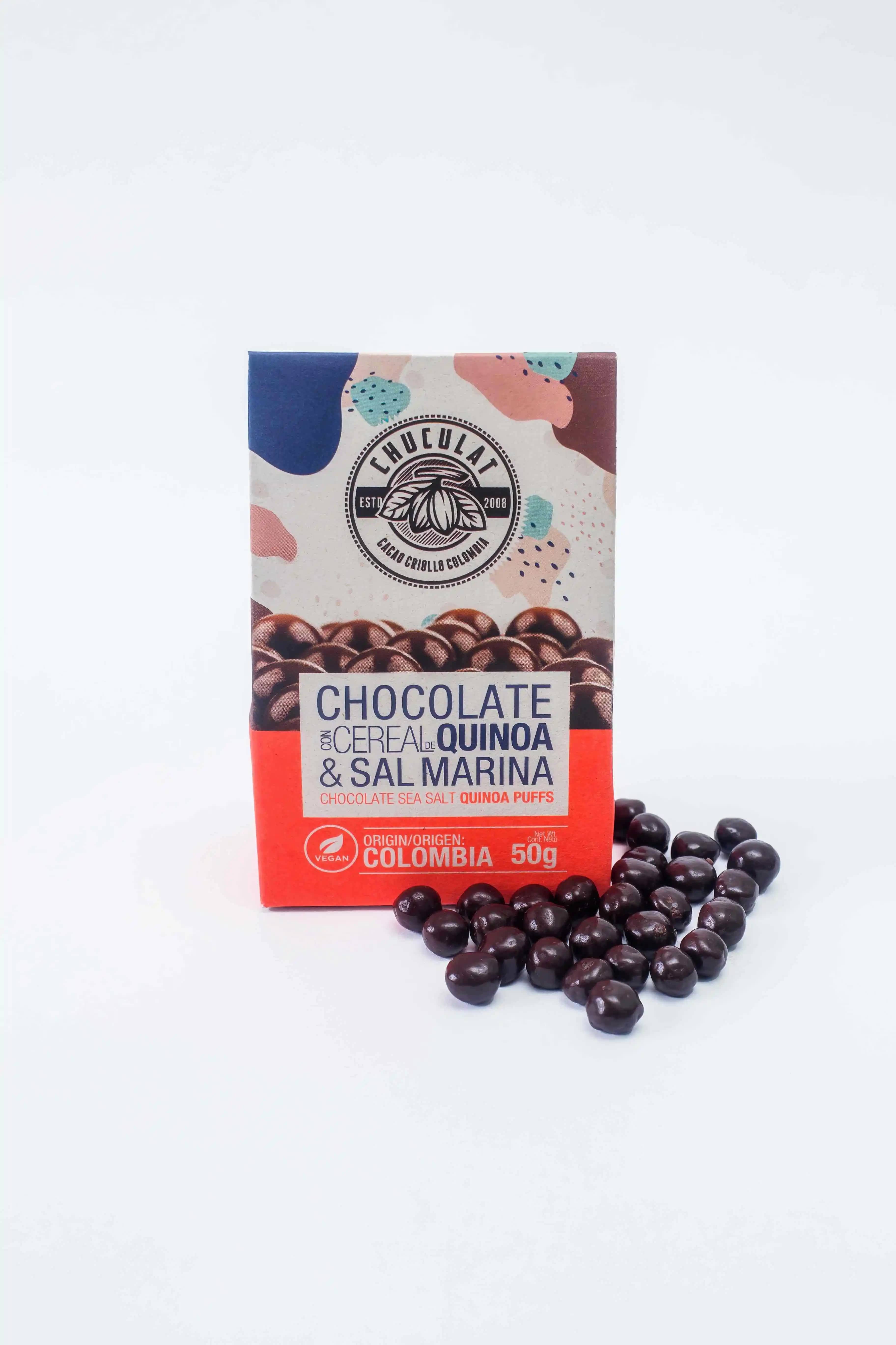 Quínoa Pop recubierto con chocolate y sal marina | Croper