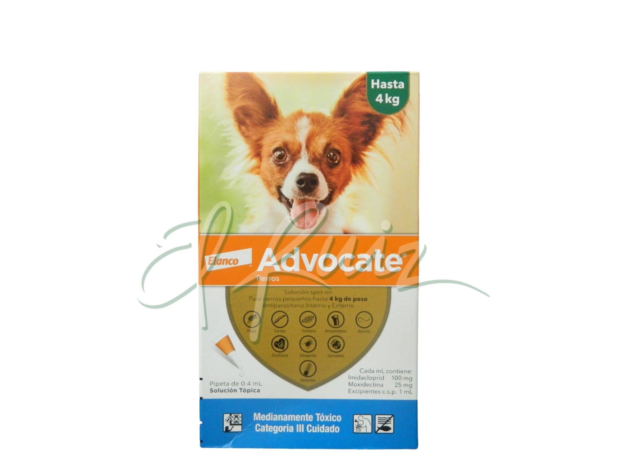 Advocate 0,4ml Elanco: antipulgas y antiparásitos | Croper