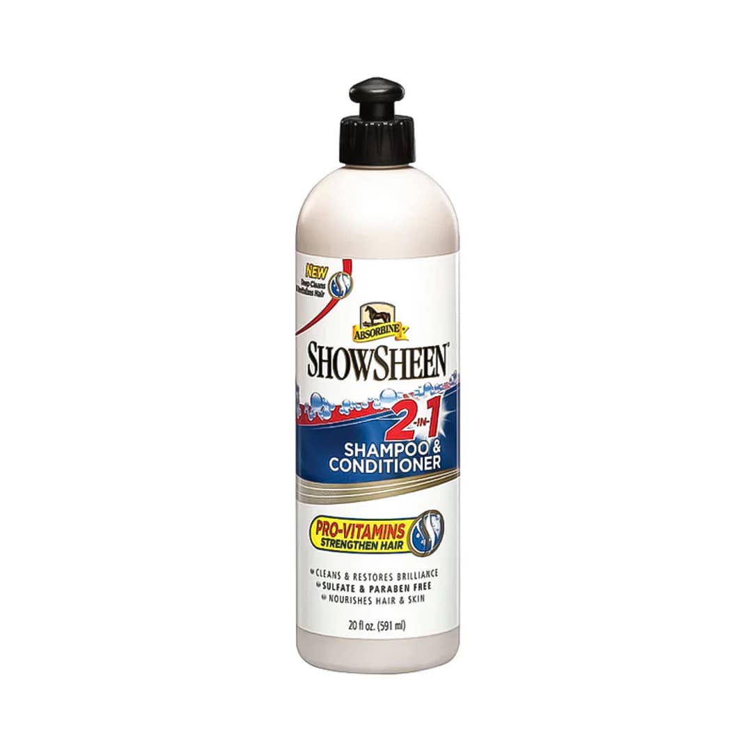 Shampoo Show Sheen 2 en 1 – Limpieza y acondicionador caballo | Croper