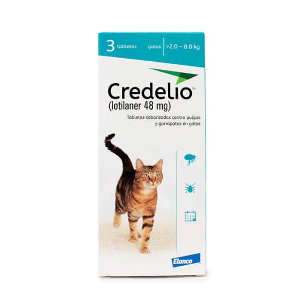 Credelio Gatos 48 mg Elanco x3 | Antipulgas y garrapatas | Croper