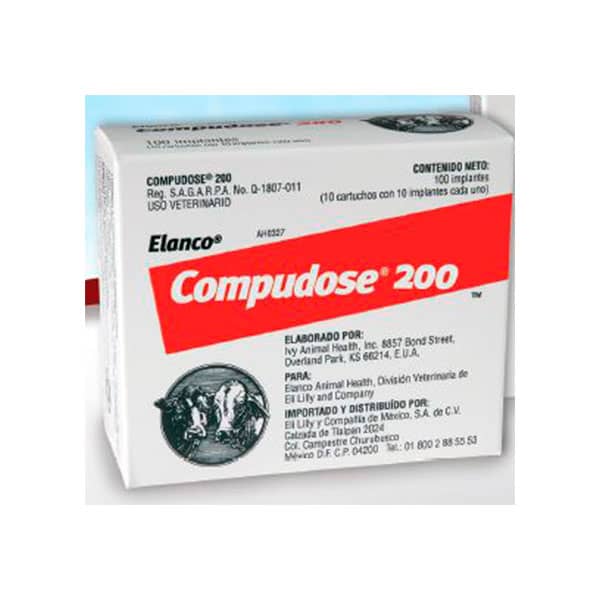 Compudose 200 Elanco x10 | Implante hormonal bovino | Croper