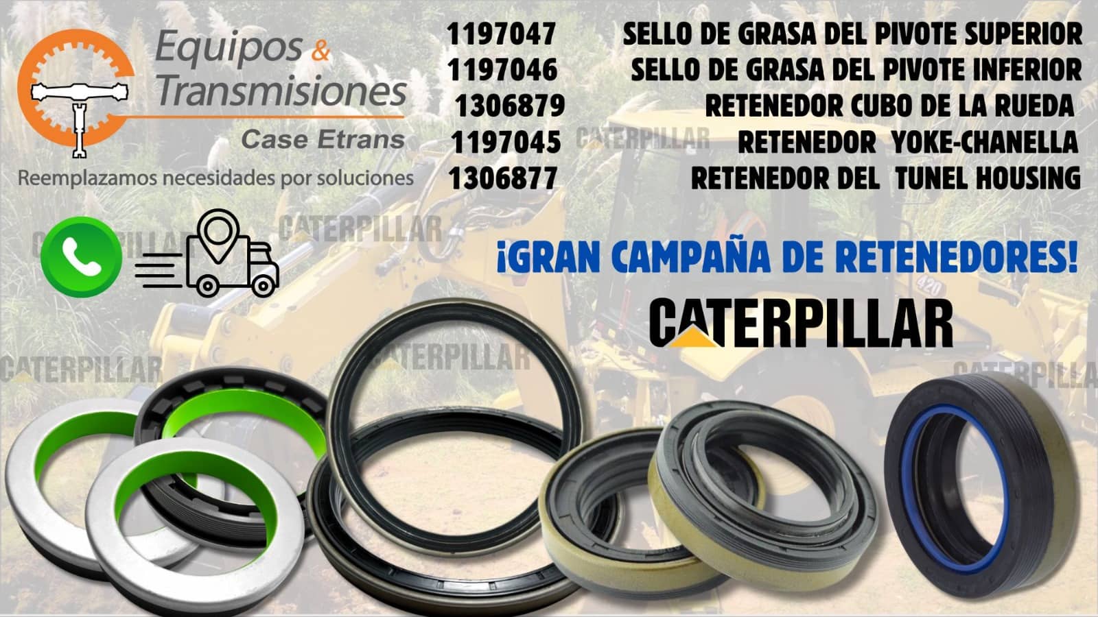 Retenedores Caterpillar | Croper