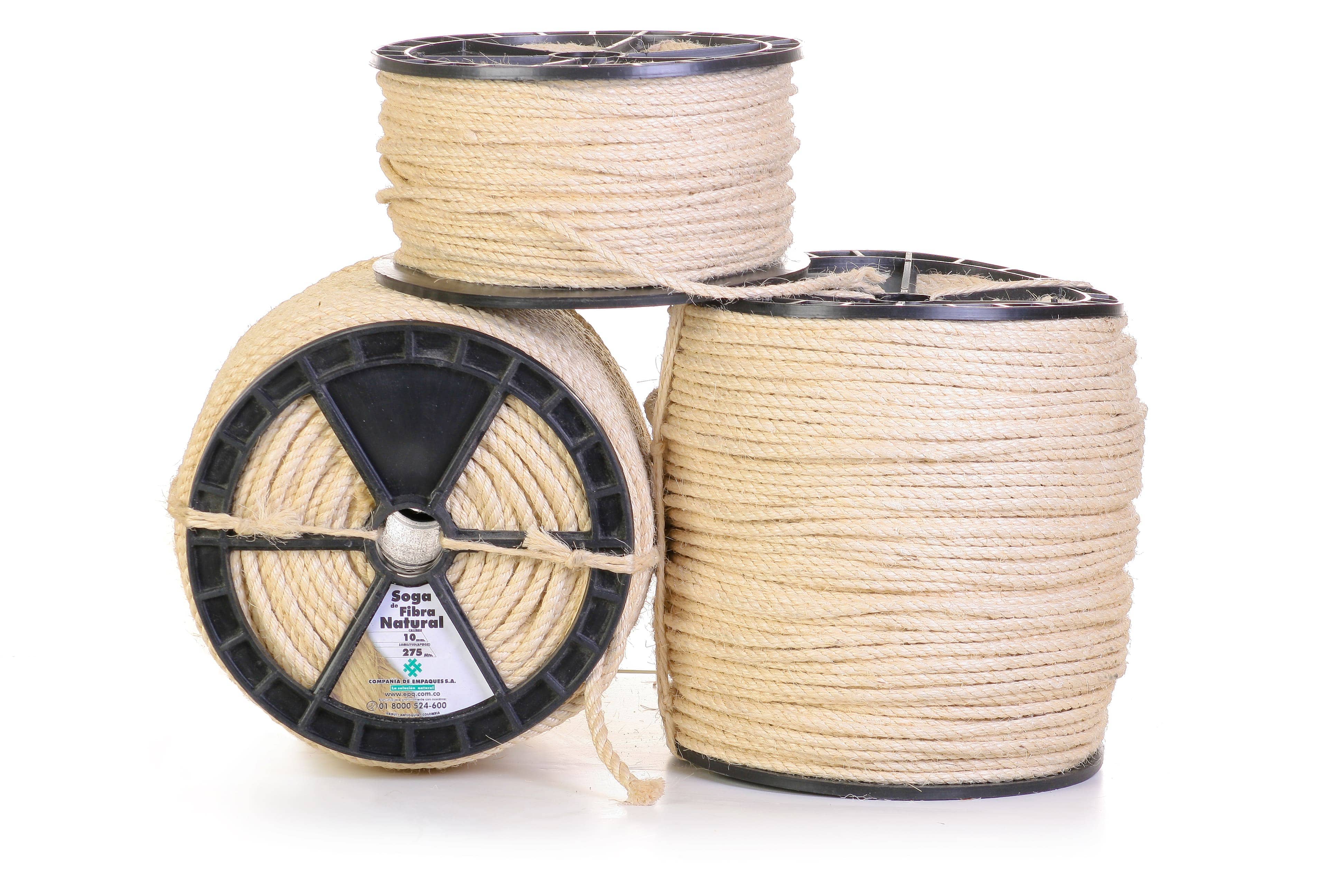 Soga de Fique 16mm (5/8") Natural | Rollo 25kg x 175m
